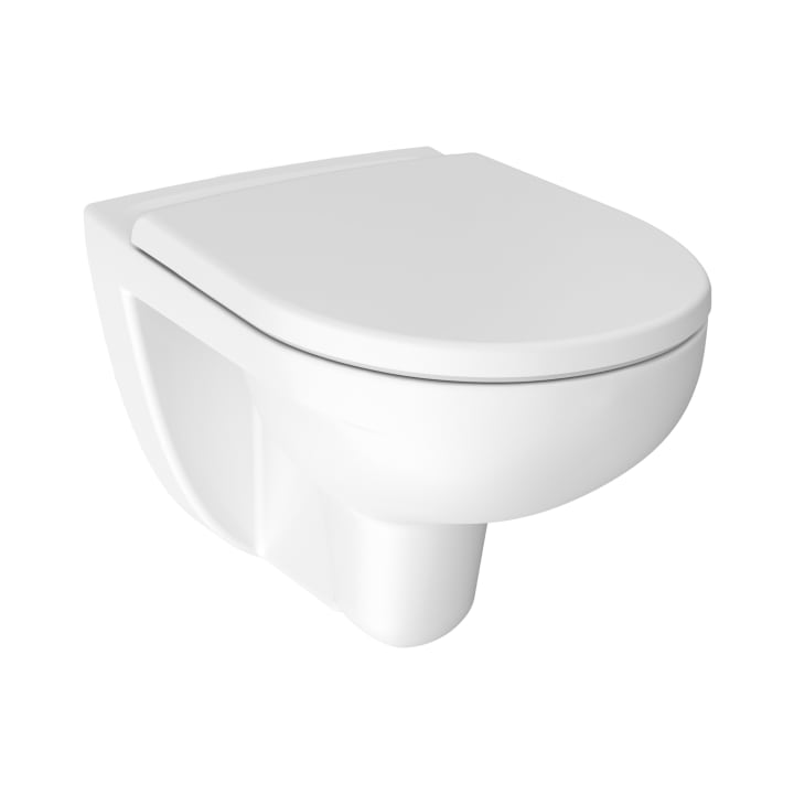 Wall-hung WC, shortened, horizontal outlet (H8233820000001) | JIKA